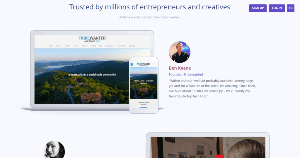 Strikingly Website Builder Review - ShoppingCart Kiwi