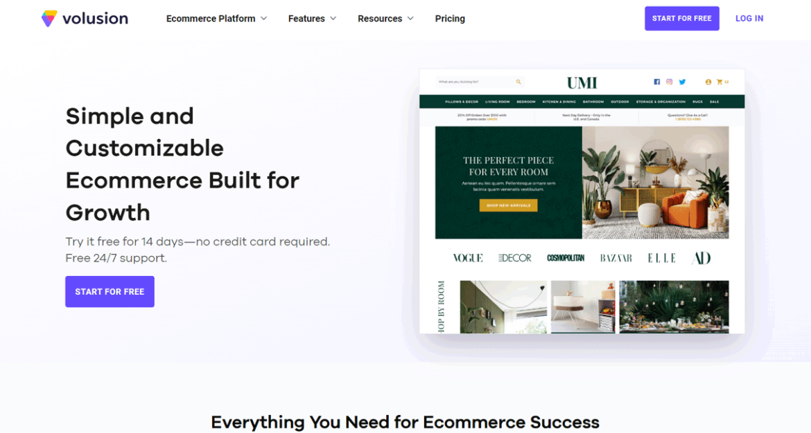 Volusion Ecommerce Platform Review - ShoppingCart Kiwi